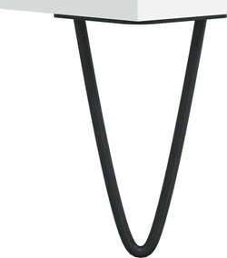 vidaXL Skříň highboard 34,5 x 34 x 180 cm kompozitní dřevo [3199137] Barva: Černá