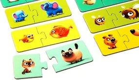 Puzzlika 13531 Moje rodina - naučné puzzle / 20 dílků / od 2 let