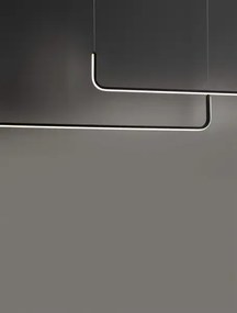 Designový lustr Strita černá