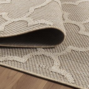 Ayyildiz, Kusový koberec Patara 4951 Beige – na ven i na doma, 80x250, béžová, chodba / předsíň