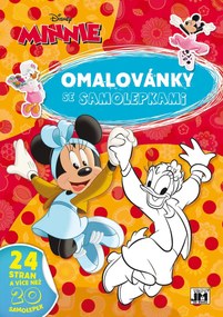 JIRI MODELS Omalovánky A4 se samolepkami Disney Minnie Mouse 8