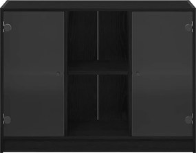 Servírovací skříň Černý dub 100 x 37 x 75.5 cm 3329302