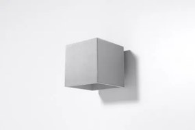 Nástěnné svítidlo SOLLUX Quad 1 G9 1x40W bez zdroje SL.0058 šedá