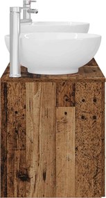 Sada koupelnového nábytku 3 ks Staré dřevo 49,5 x 44,5 x 65 cm 3405897