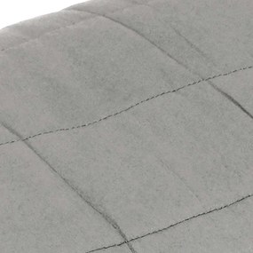 Zátěžová deka šedá 220 x 240 cm 15 kg textil 3154792