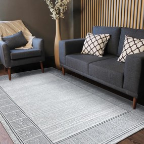 Dywany Łuszczów, Kusový koberec Allure 8783 l.grey/white, 200x290, šedá, kancelář