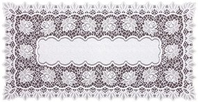 Žakárový ubrus - běhoun TREYSY různé rozměry cm bílá MyBestHome Rozměr: 120x160 cm