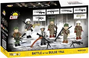 COBI Stavebnice Bitva v Ardenách 1944 / 75 dílků / 6 figurek / od 6 le