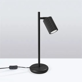 Stolní lampa SOLLUX KARBON černá GU10 1x10W bez žárovky SL.1586