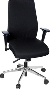 XXXLutz OTOČNÁ ŽIDLE, plochá tkanina, černá MID.YOU - Online Only kancelářské židle - 001918013901