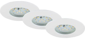 Briloner 7231-036 -SADA 3x LED Koupelnové podhledové svítidlo LED/5,5W/230V IP44
