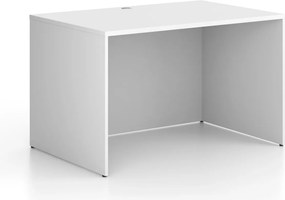 Kancelářský psací stůl FRAME, 120x80 cm, bílá