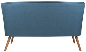 Designová pohovka Verena 141 cm modrá