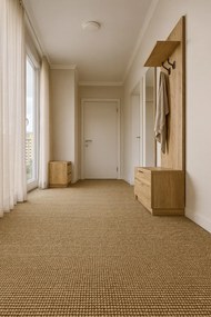 Vopi, Metrážový koberec Nature NEW přírodní - neúčtujeme odřezky z role, na míru, šíře 2m,3m,4m, oranžová, filc, chodba / předsíň