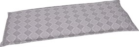 Go-De Textil Gartenauflage Raute (podsedák na lavici, 2 místa k sezení, šedá)