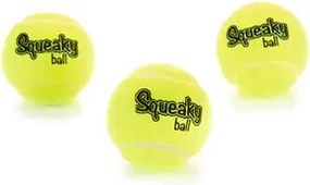 Beeztees Tenisový míček s pískátkem / Hračka pro psy / Průměr 6,5 cm /