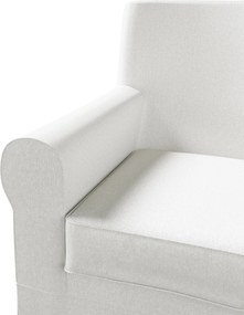Potah na křeslo IKEA Ektorp Jennylund barva krémová látka pletený vzor