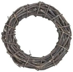 Šedý věnec z vinných větví Branch - Ø 25*7 cm