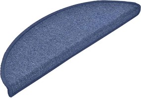 Schodové rohože 30 ks 56 x 17 x 3 cm modré, půlkulaté 3365740