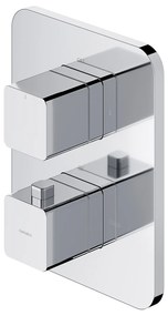 OMNIRES - Termostatická sprchovo-vanová baterie Parma - podomítková - chrom