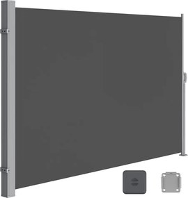 Boční markýza HORIZON na terasu, 180x450cm, šedá SongmicsHome