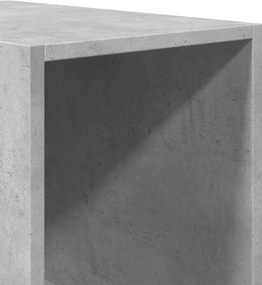 Šatní skříň betonově šedá 30 x 50 x 200 cm kompozitní dřevo 3307705