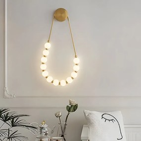 Toolight Nástěnné LED osvětlení Necklase G027-CP zlaté