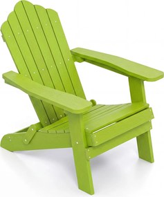 Costway Skládací židle Adirondack Chair odolná proti povětrnostním