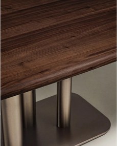 Jídelní stůl v dekoru ořechu 100x180 cm Melvar – Kave Home