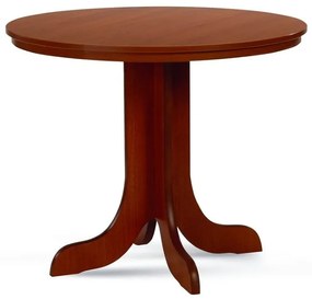 Stůl VIENA 90 cm + rozklad 35 cm tm.hnědá