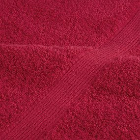 Premium ručníky SOLUND 4 ks červené 80 x 200 cm 600 g/m² 137411