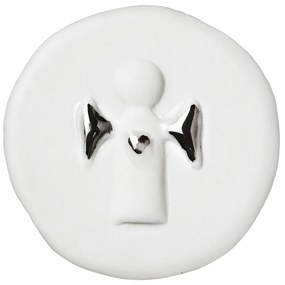 räder Porcelánový talisman Guardian Angel, bílá barva, porcelán