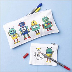 Creativ Company Kreativní sada Mini Craft Kit Textile Colouring Robot