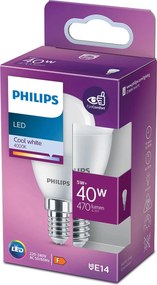 Philips Classic LED žárovka E14, 5 W, 470 lm, 4000 K, tvar kapky