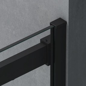 design sprchové posuvné dveře TERAMO 4 - BLACK 100-150cm Velikost: 150