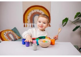 Montessori kuličky a pohárky