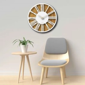 Moderní dřevěné nástěnné hodiny Designové hodiny | SENTOP HDFK029-dub