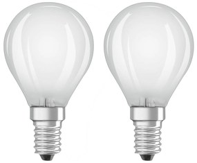 OSRAM LED kapková žárovka E14 4W teplá bílá 2ks