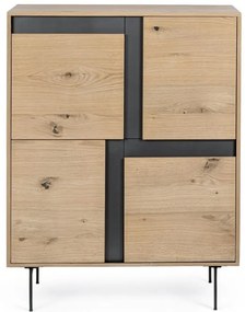 BIZZOTTO Dřevěný kabinet STANWOOD 120x90 cm 0747103