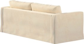 Potah na pohovku IKEA  Karlstad 3-místná, nerozkládací, dlouhý barva ekr látka lesklé, sametová