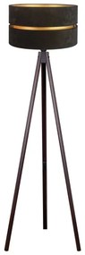 Duolla - Stojací lampa DUO 1xE27/60W/230V pr. 44 cm černá/wenge