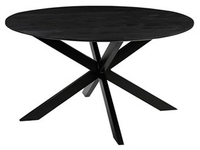 LABEL51 Jídelní stůl OTIS černý ⌀130 cm