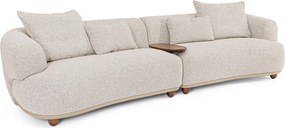 BIZZOTTO Čtyřmístná pohovka CHEOPE béžová 314 cm 8051836828483