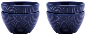 Tmavě modré keramické misky v sadě 4 ks 400 ml Arc – Maxwell &amp; Williams