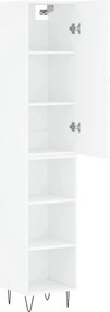 Skříň highboard bílá 34,5 x 34 x 180 cm kompozitní dřevo 3199009
