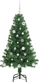 Umělý vánoční stromeček Zelená 150 cm PVC, ocel a plast 3396905