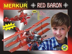 Stavebnice merkur red baron