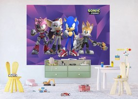 Dětská vliesová fototapeta na zed' Sonic | 252 x 182 cm | DFTDXL1969