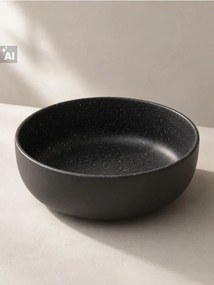 Sinsay - Keramická miska s tečkovaným vzorem - černá