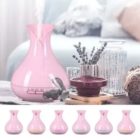 SIXTOL Vulcan růžový lesk / Aroma difuzer / 350ml / 12 W / Automatické